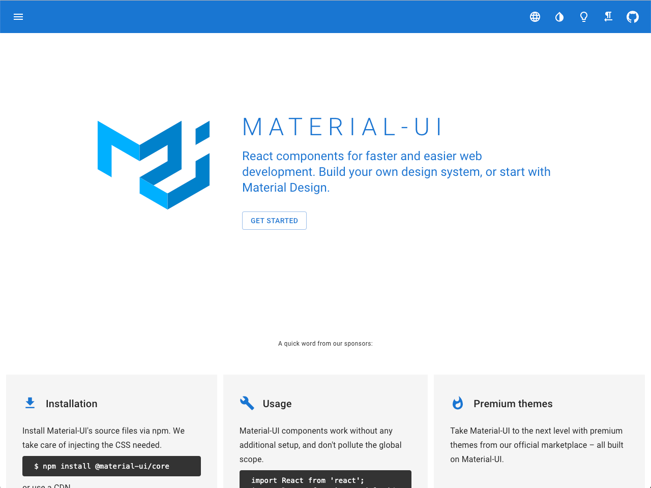 React Material-UI 적용